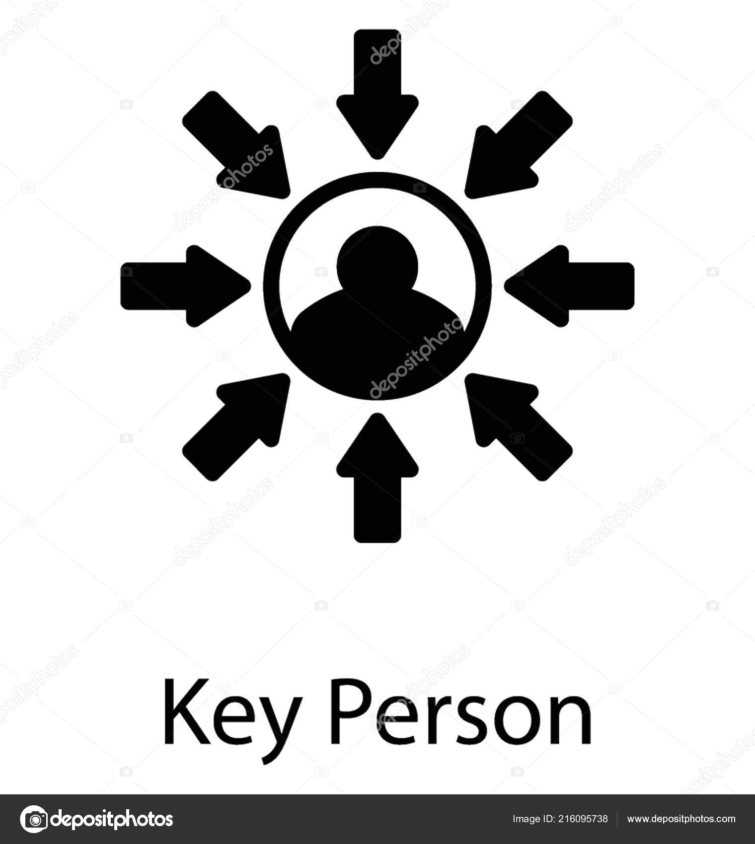 Important Key Person Corporate Setting Stock Vector by ©prosymbols ...