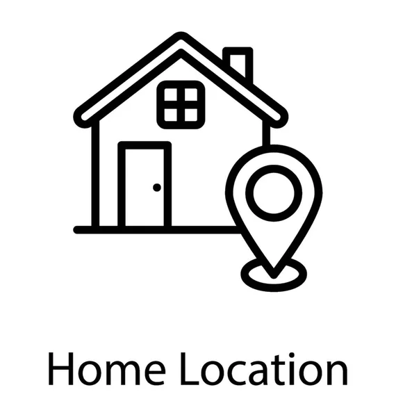 Map Pin House Location Stock Vector by ©prosymbols 216518480