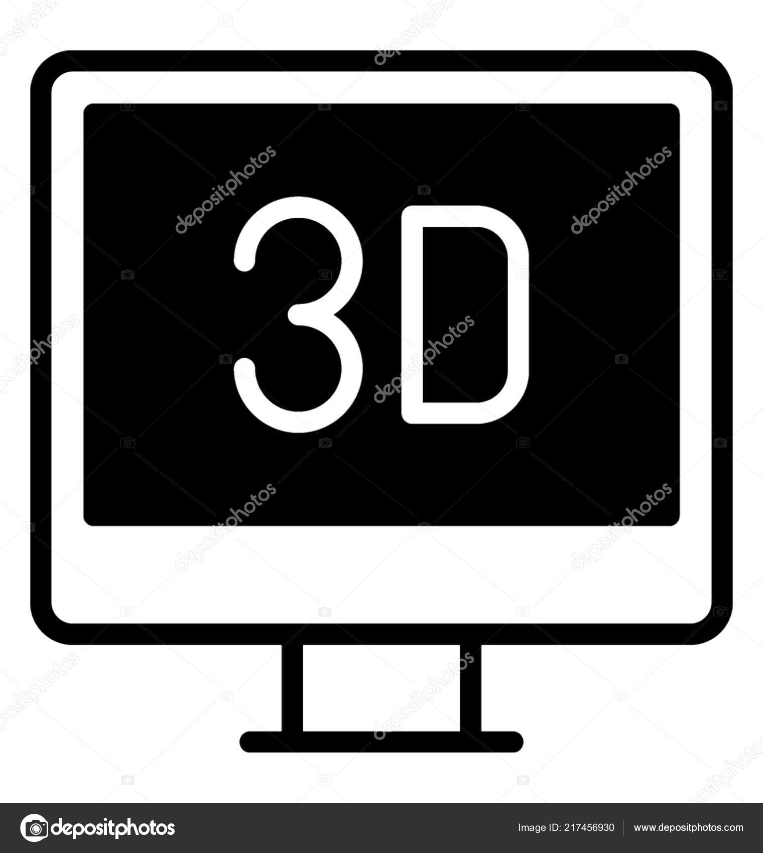 Icon Screen Depicting Screen Stock Vector Image by ©prosymbols #217456930