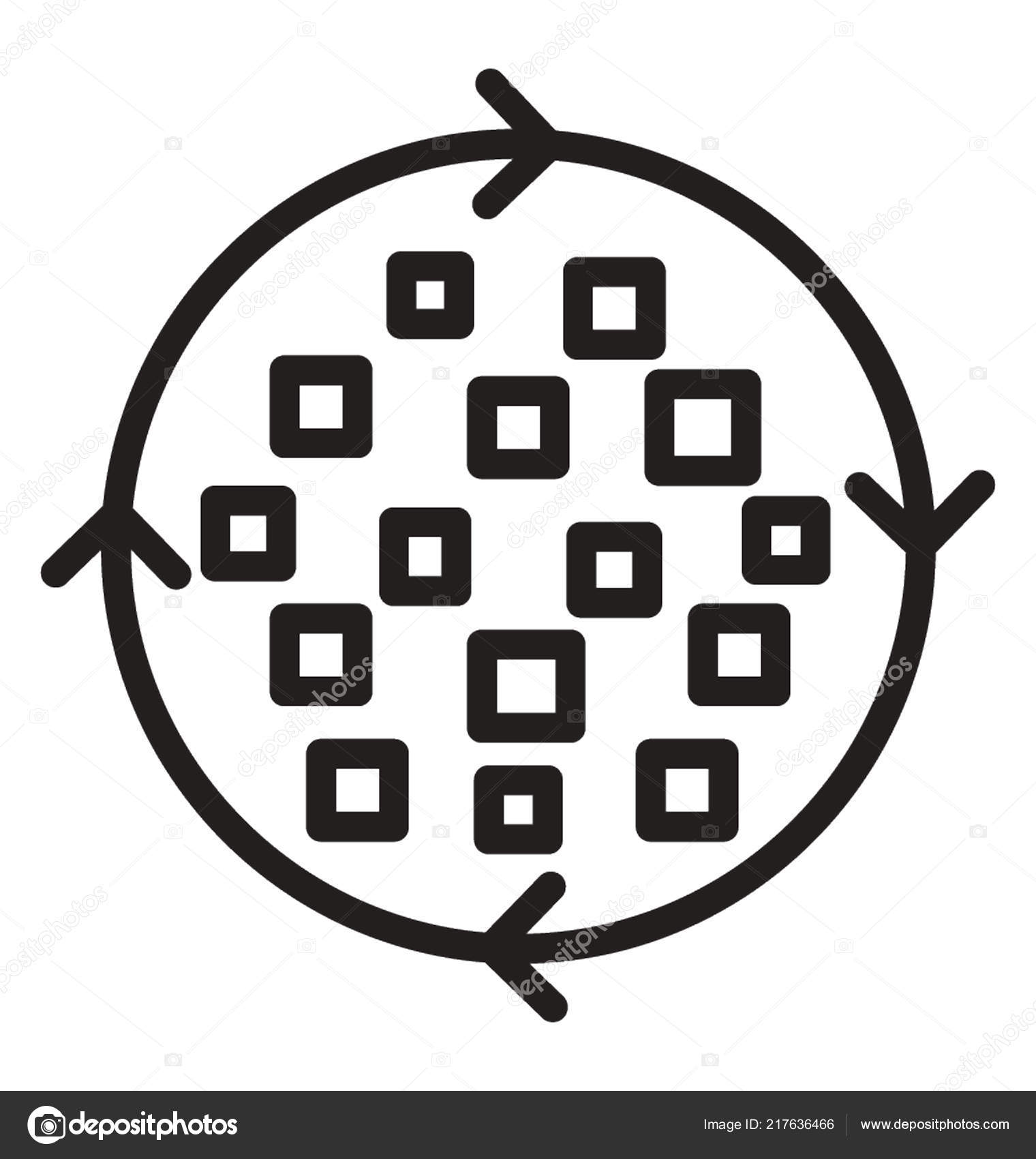 Diagrama Algoritmo Vector Icono Estructura Datos Vector De Stock 217636466 De ©prosymbols