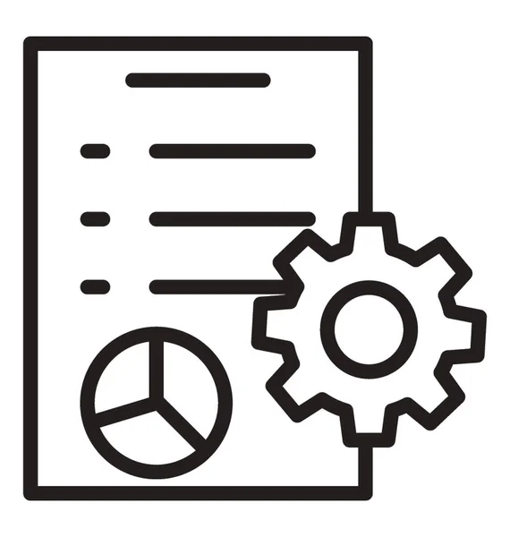 Page Embedded Graphical Interpretation Business Plan Cog Symbolising ...