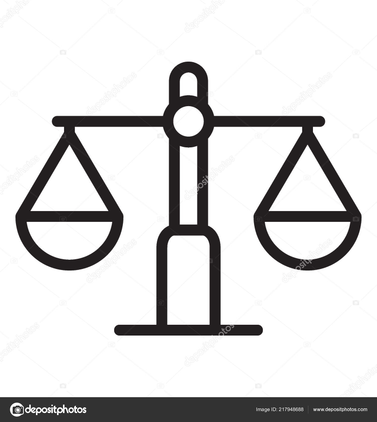 Symbol Law Justice Balance Scale Icon Stock Vector Image by ©prosymbols ...