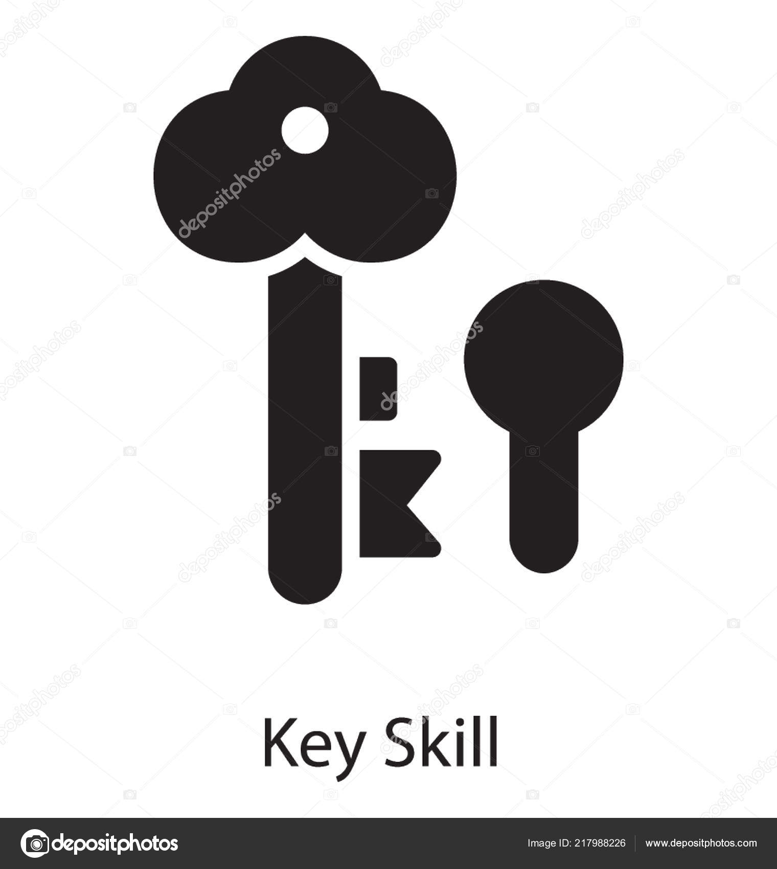 Key Keyhole Symbol Key Skill Stock Vector by ©prosymbols 217988226