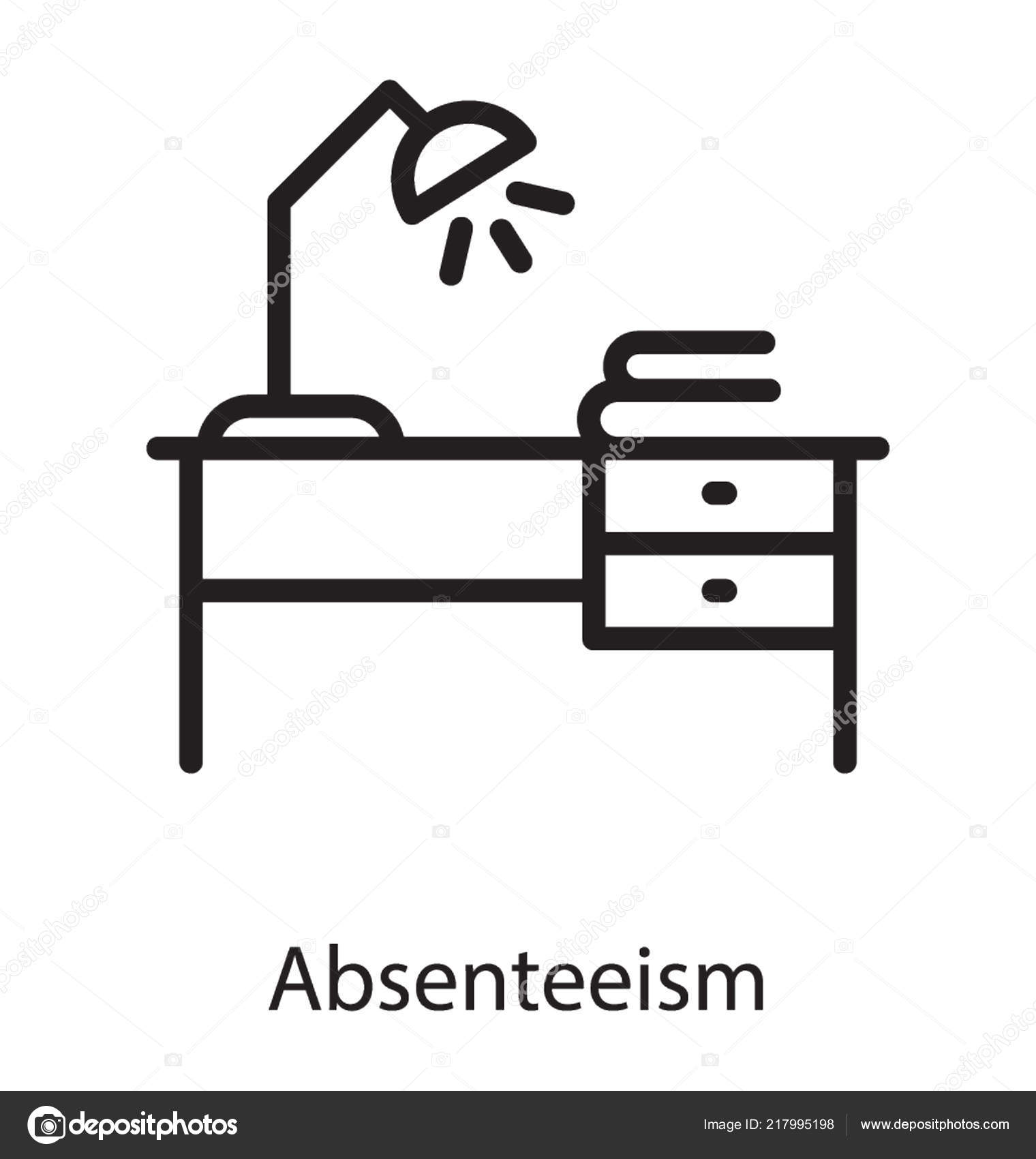 Absent Clipart Black And White
