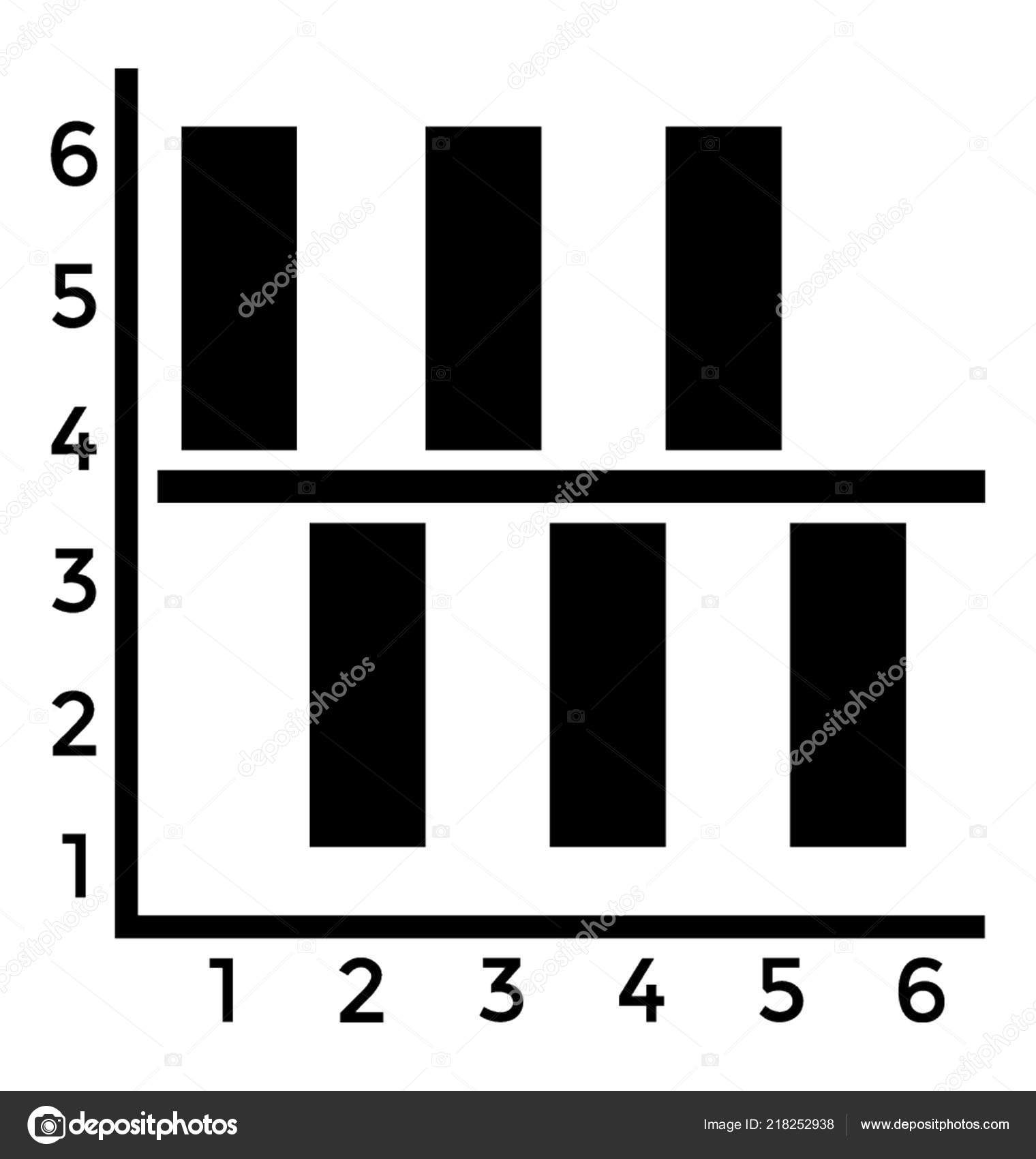 Graphical Representation Vertical Bar Chart Sometimes Called Line Graph ...