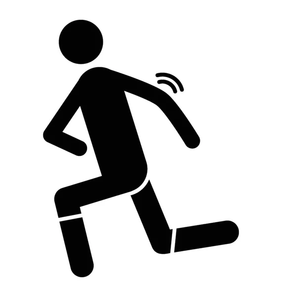 Stick Figure Notioning Side Lunge Icon Stock Vector Image by ...