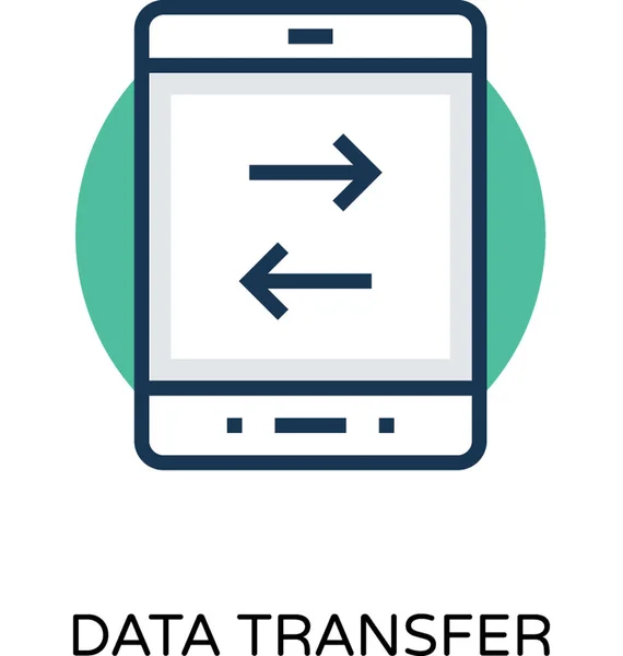 Computer Mobile Phone Interconnected Each Other Data Transfer Stock ...