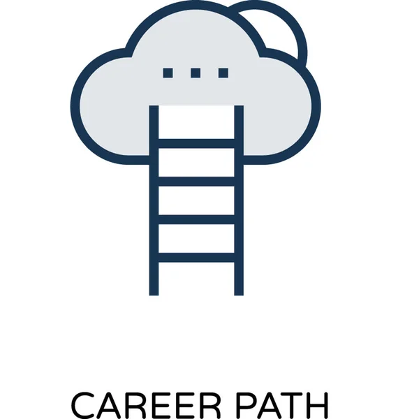 Two Human Avatars Standing Podium Conceptualizing Career Advancement ...