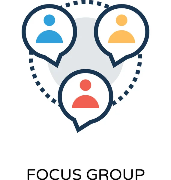 Grupo focal imágenes de stock de arte vectorial | Depositphotos