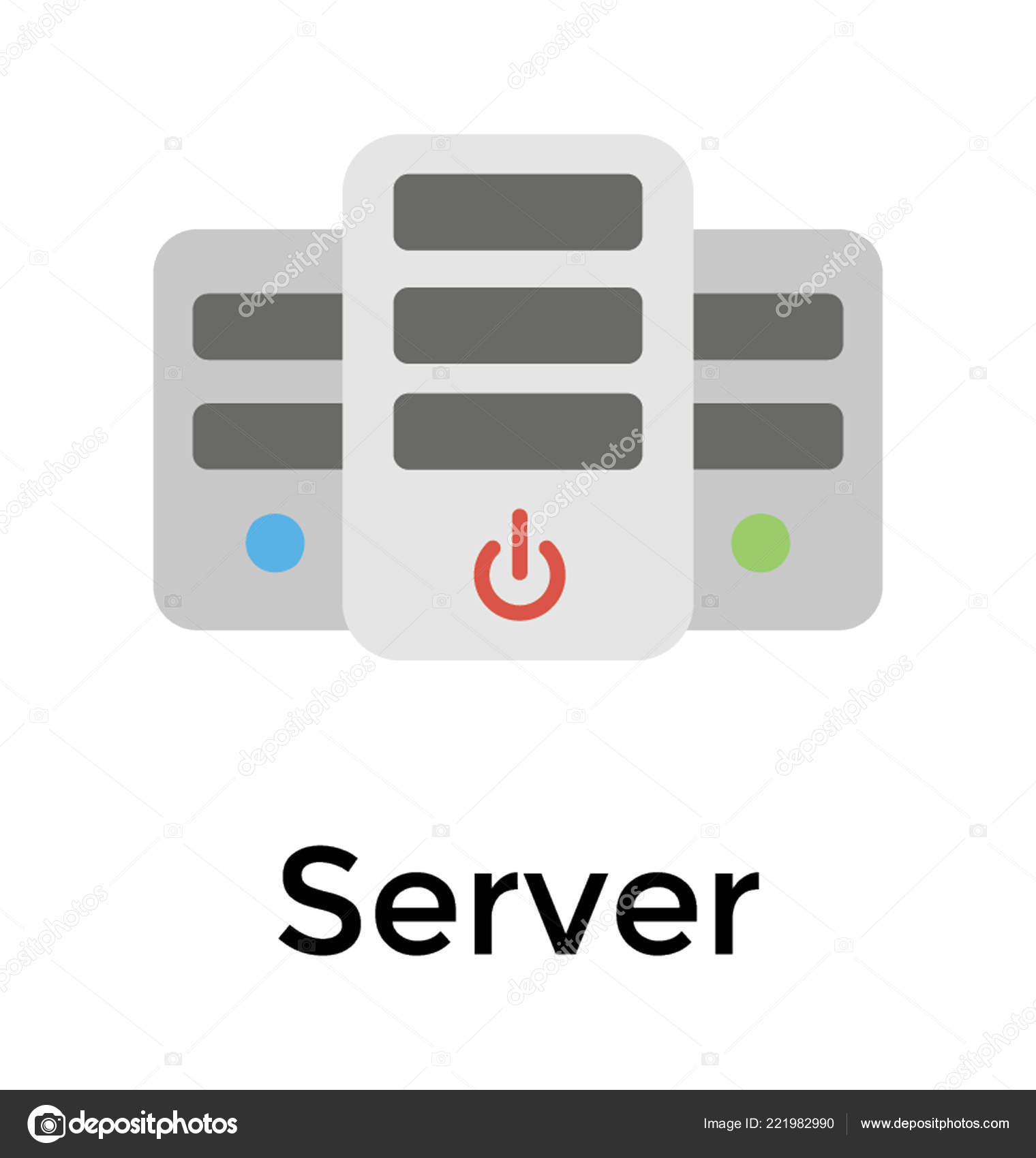 Computer Servers System Development Stock Vector Image by ©prosymbols ...