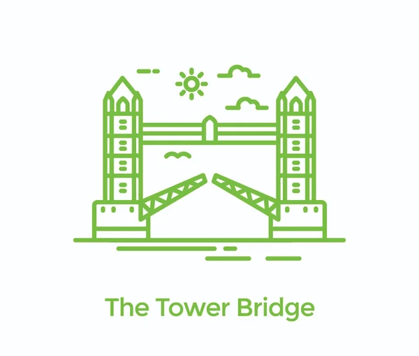 Beautiful Bridge London Known Tower Bridge Stock Vector By ©prosymbols