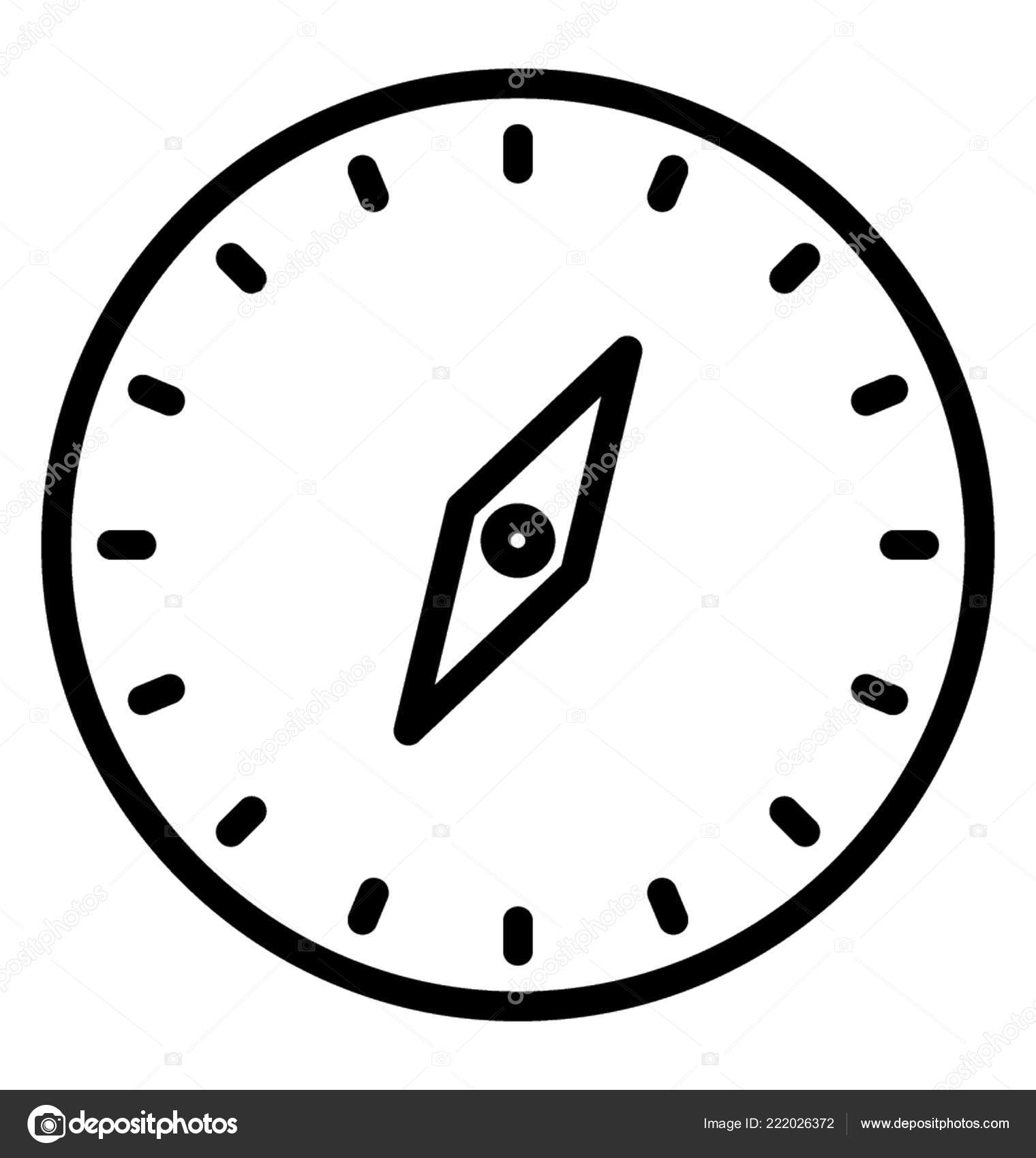 Travelling Navigator Compass Stock Vector by ©prosymbols 222026372