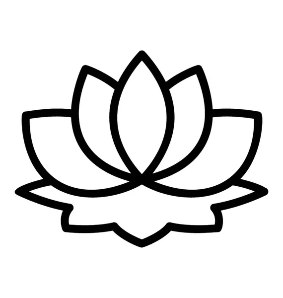 Beautiful Flower Lotus Depicting Nature Cleanliness Stock Vector by ...