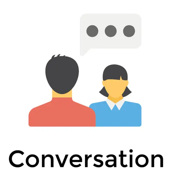 Conversation logo Stock vektory, Royalty Free Conversation logo ...