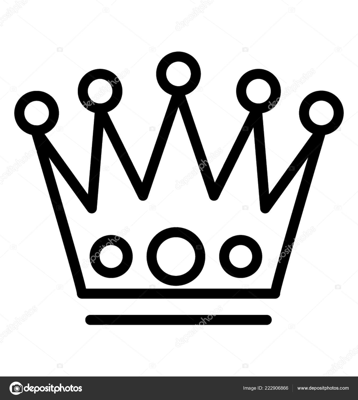 Dronning Krone Tatovering Tegning Kollektion Af Kronetatoveringer