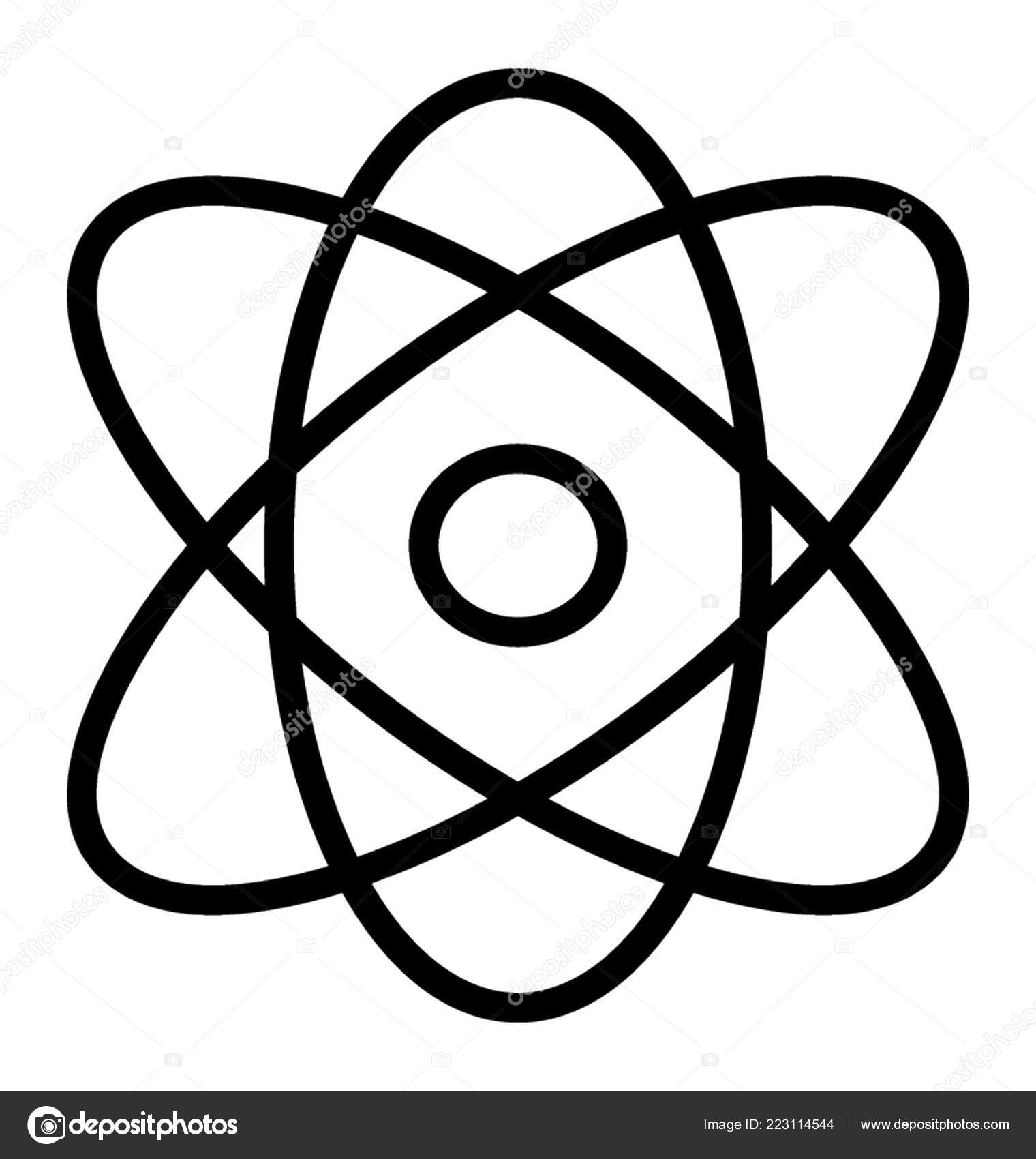 Atomic System Representing Science Symbol Stock Vector by ©prosymbols ...