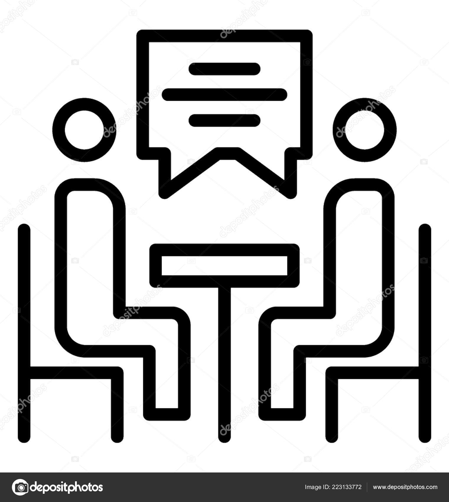 One One Discussion Table Stock Vector Image by ©prosymbols #223133772