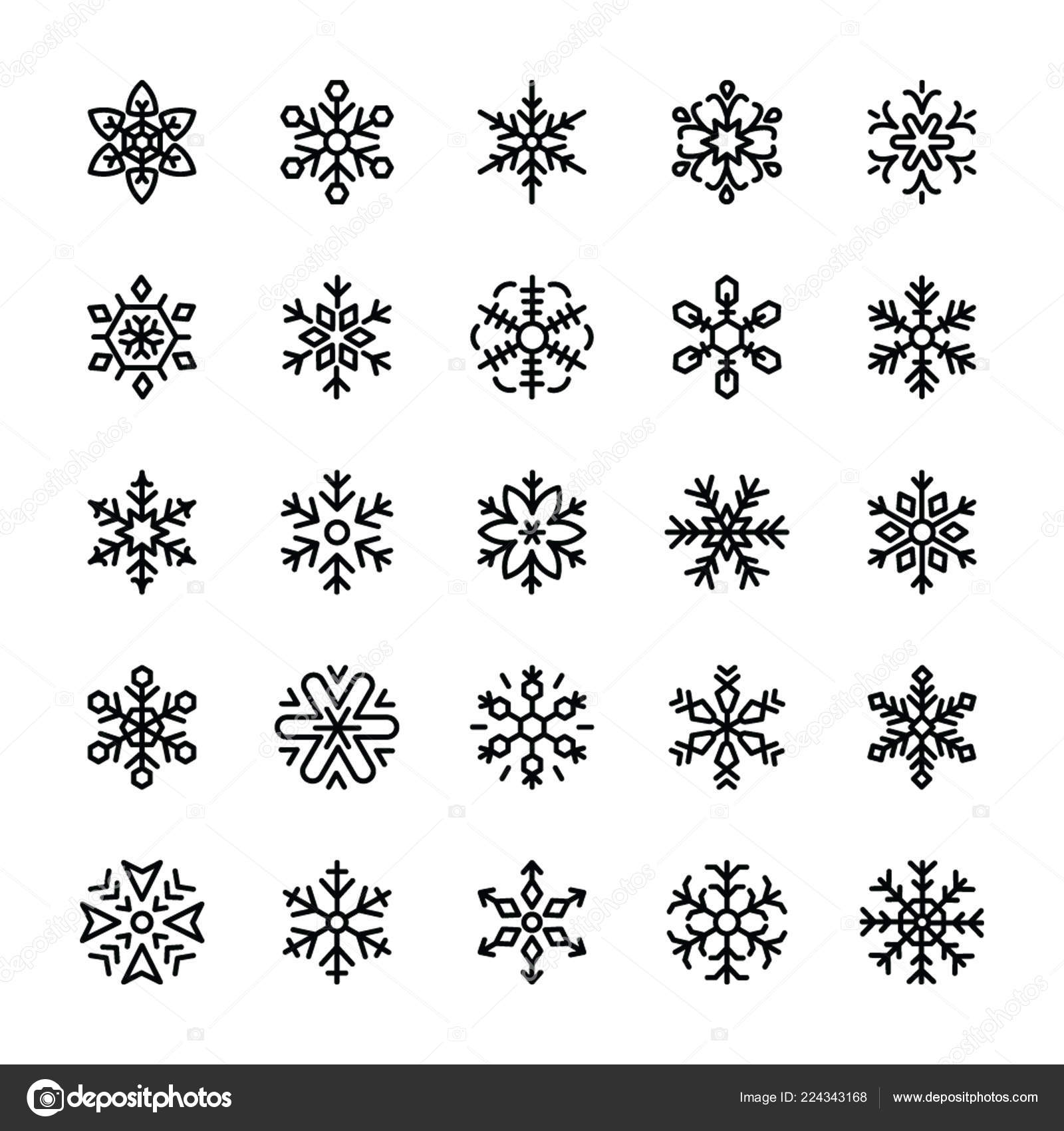 Snowflake Black And White Pattern