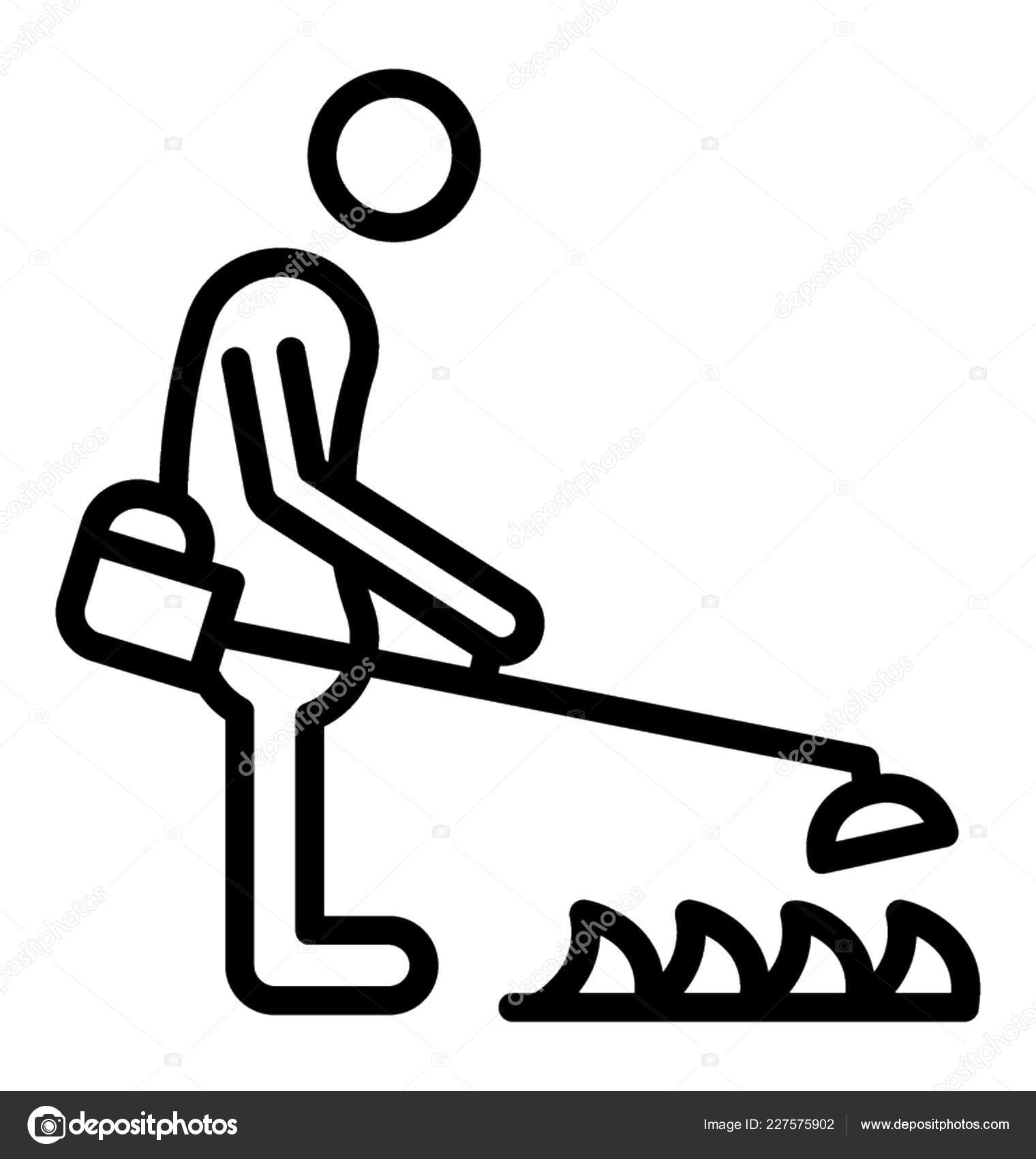 Lawn Trimming Icon Design Stock Vector Image by ©prosymbols #227575902