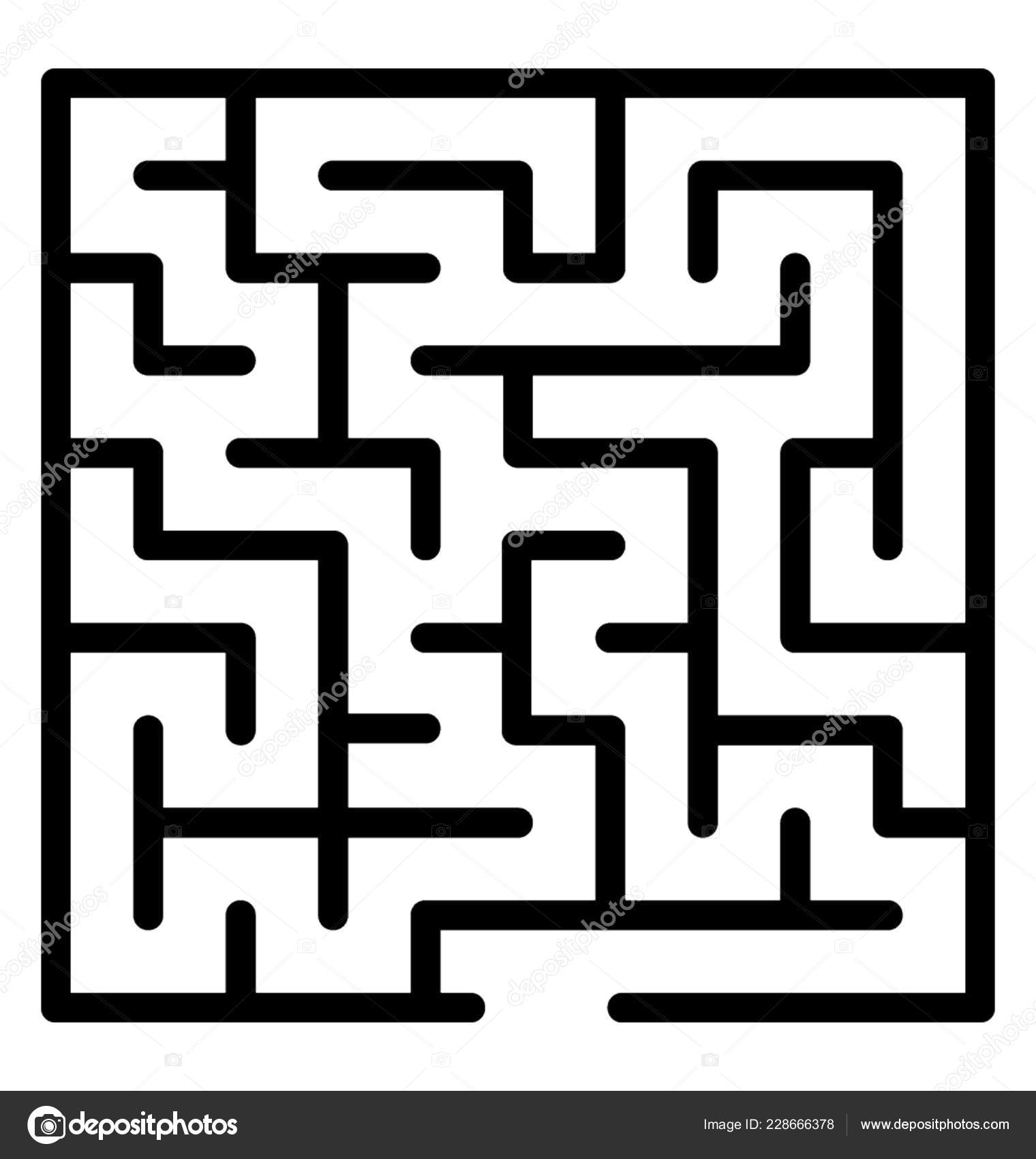 Labirintos Faceis De Desenhar Labirinto Para Imprimir No Formato Do