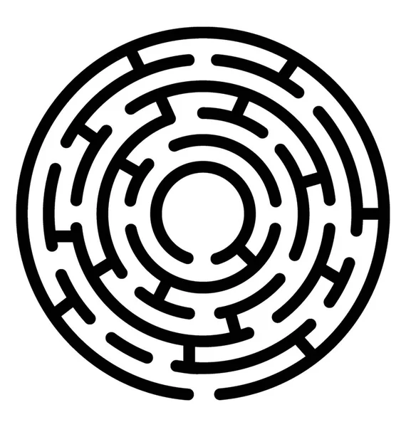 Line Icon Maze Labyrinth Design Stock Vector by ©prosymbols 228664508