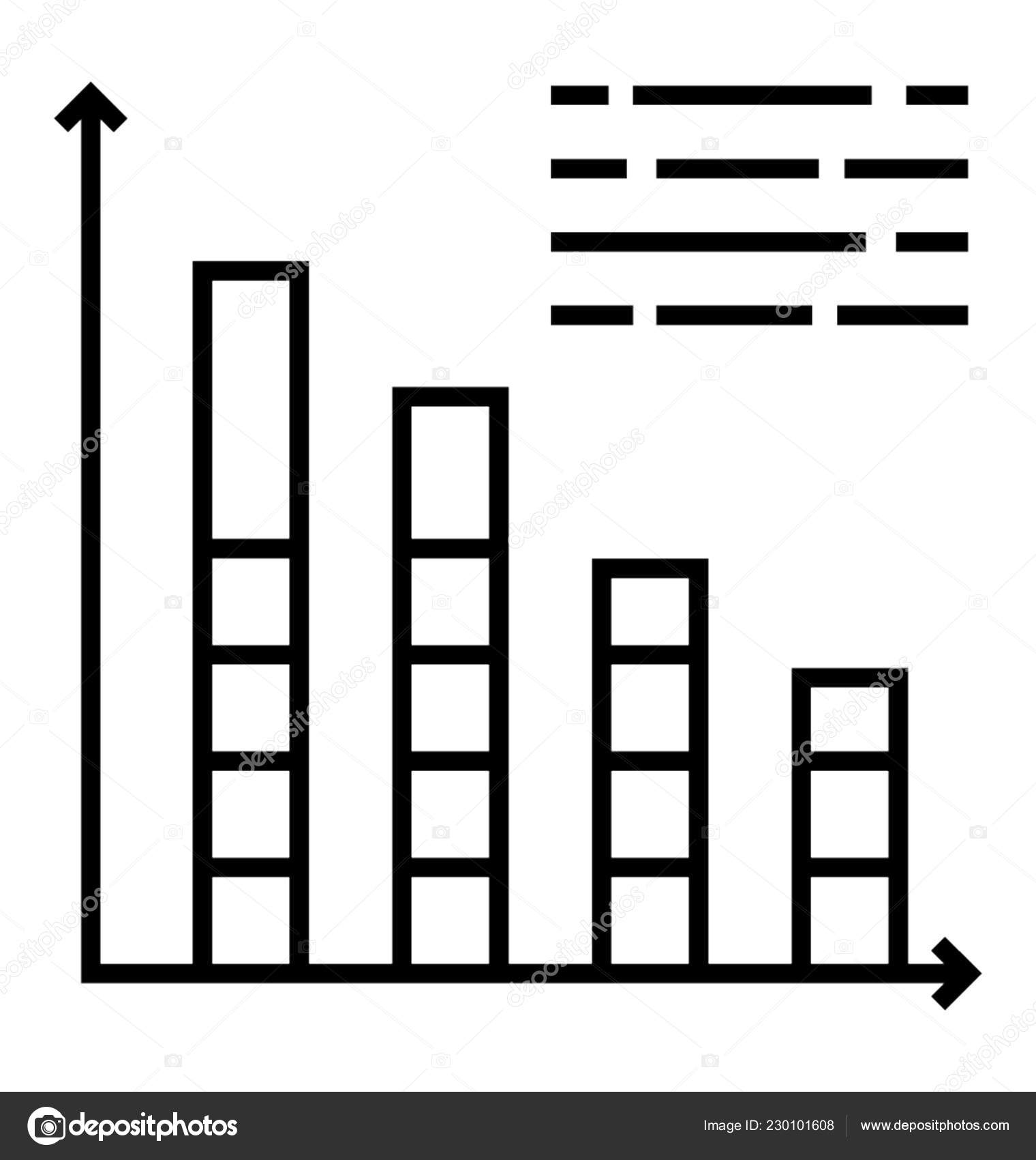 Image vectorielle Graphique Avec Une Fréquence Relative Représentant L ...