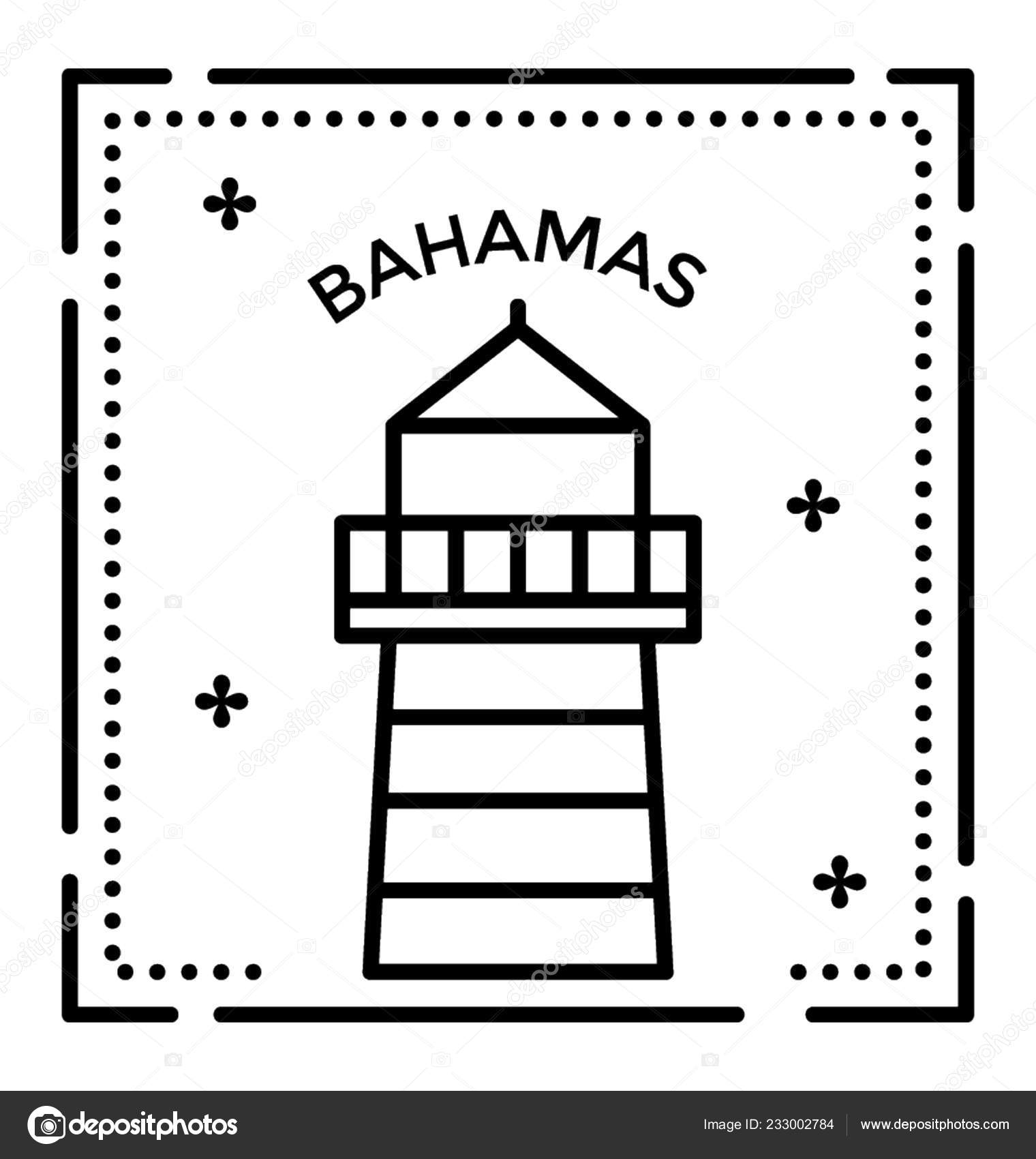 Bahamas Label State Logo Icon Stock Vector Image by ©prosymbols #233002784