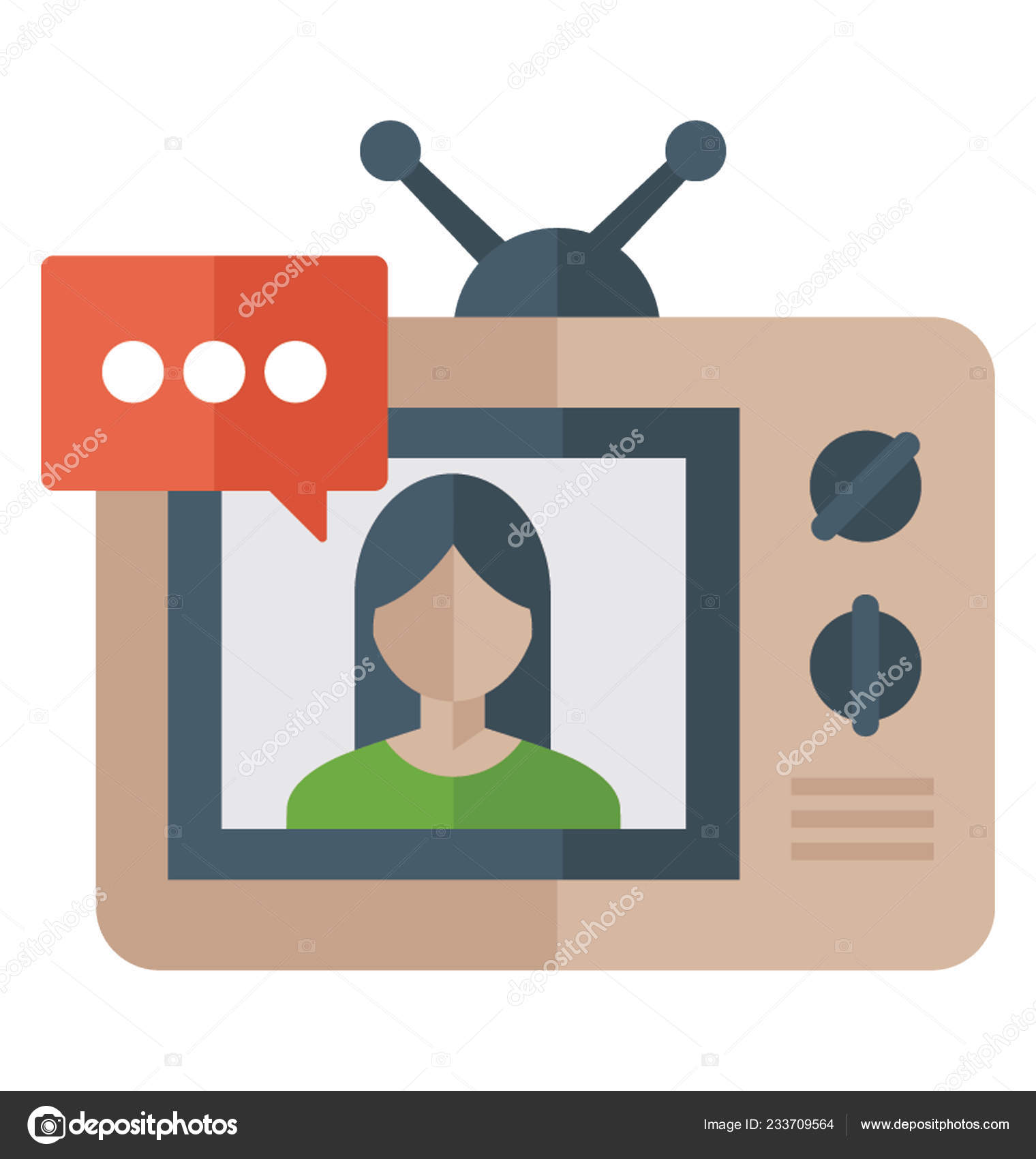 Transmission Broadcast Media Stock Vector Image by ©prosymbols #233709564