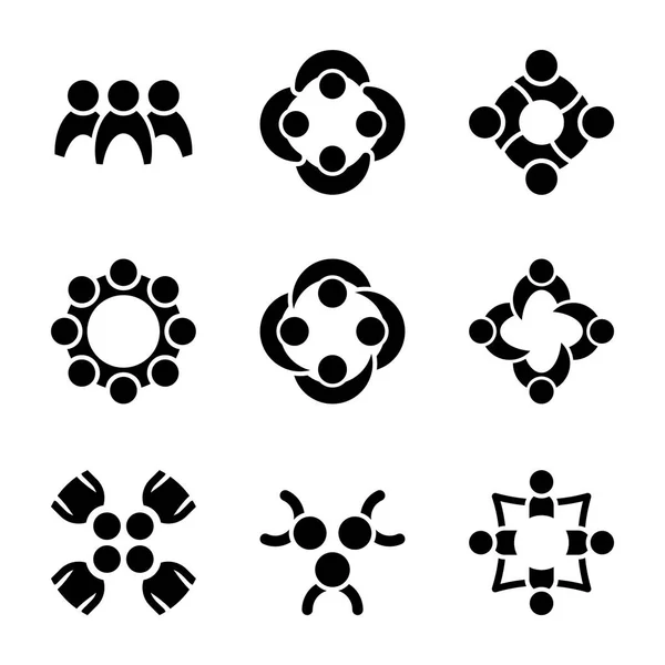 Community Persons Group Symbols Stock Vector Image by ©prosymbols ...