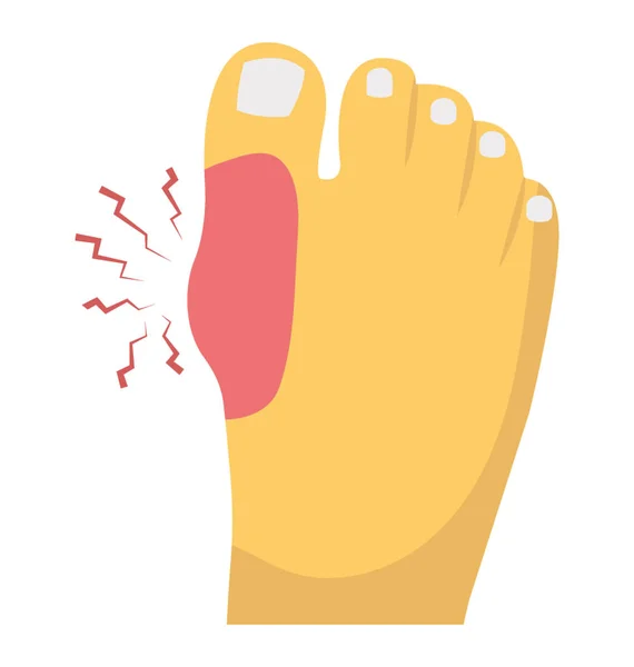 Big toe bleeding Vector Art Stock Images | Depositphotos