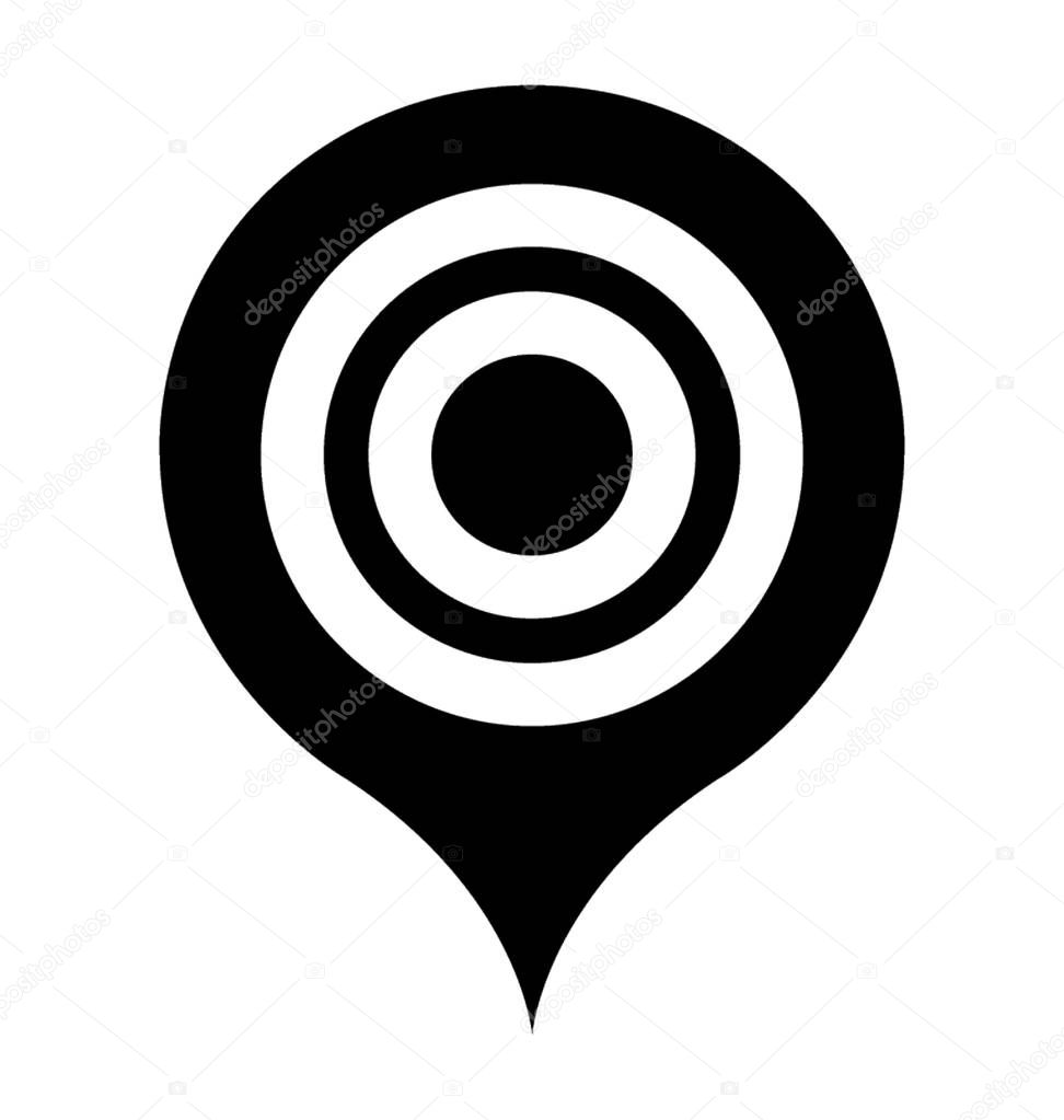 Gps Símbolo Del Pin Ubicación Vector de stock por ©prosymbols 240770174