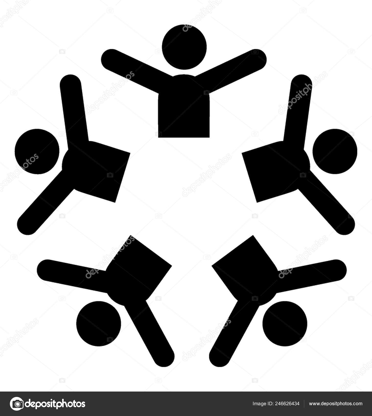 Community Concept Pictogram Design Stock Vector by ©prosymbols #246626434