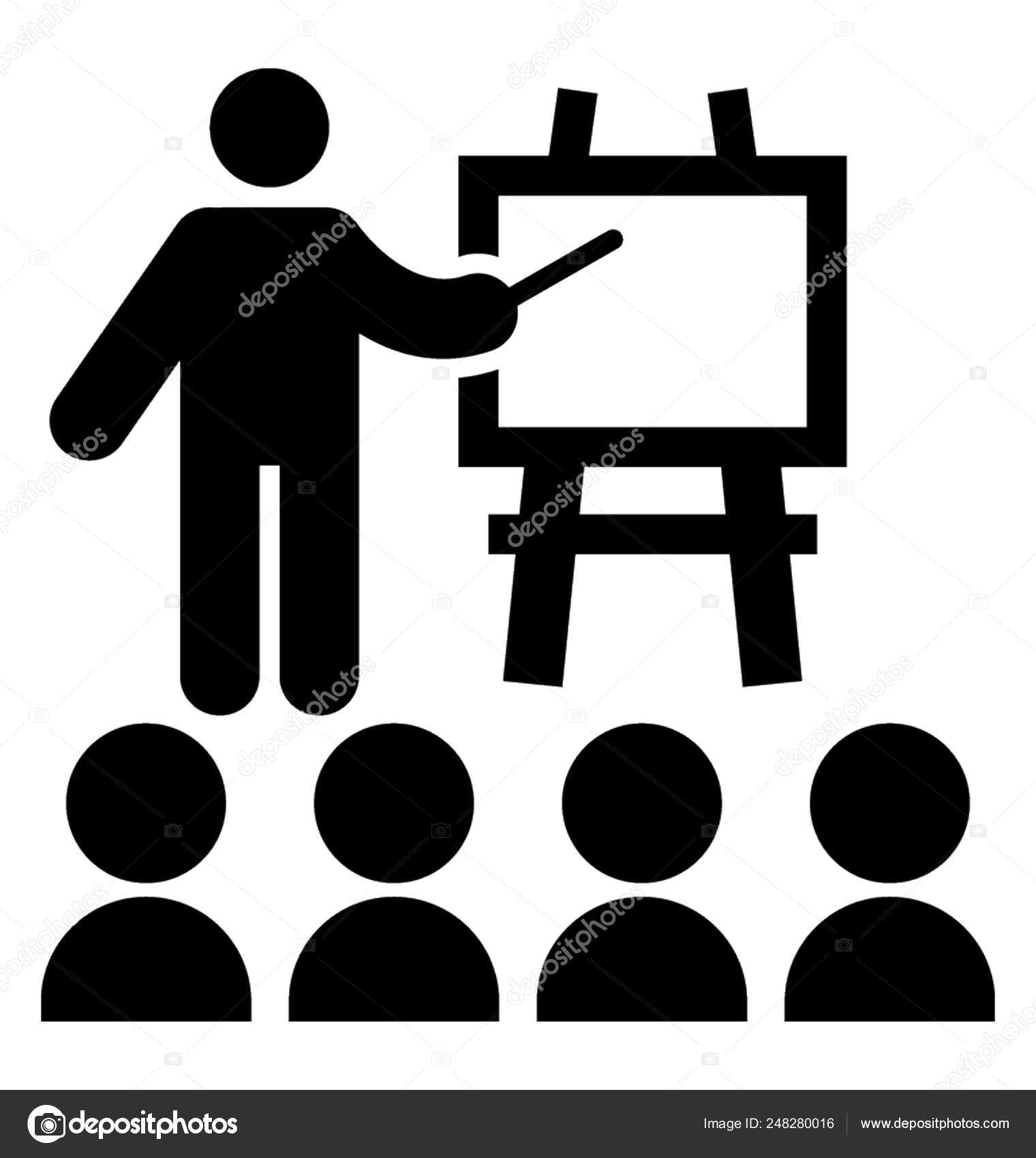 Presentation Concept Pictogram Stock Vector by ©prosymbols 248280016