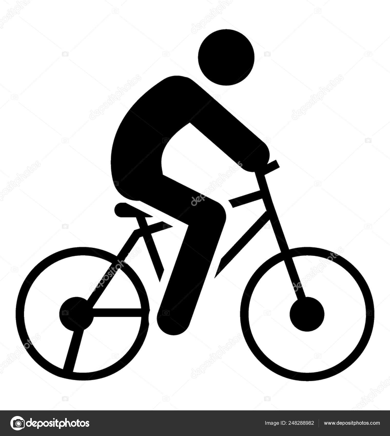 Pictogram Cycling Vector Element Stock Vector by ©prosymbols 248288982