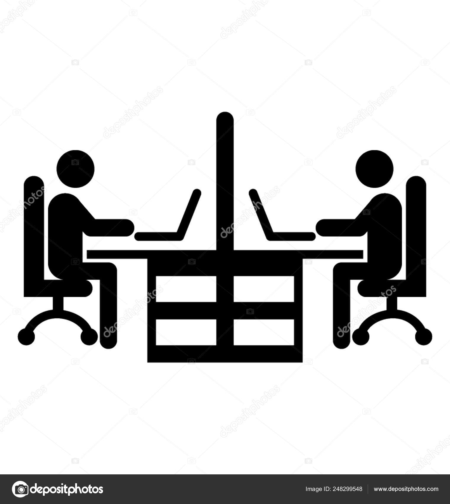 Munkahelyi Piktogram Office Képírásjel Stock vektor: ©prosymbols 248299548