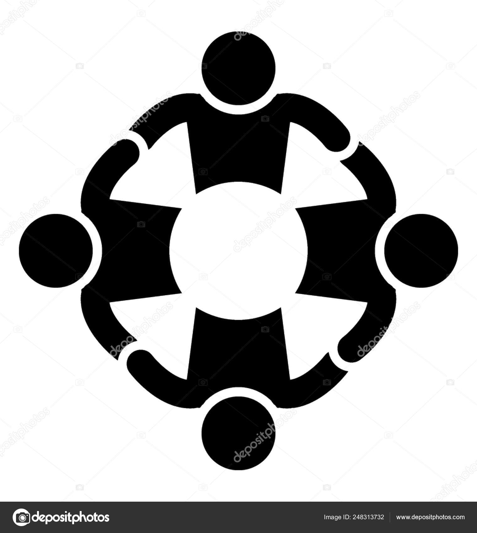 Team Concept Pictogram Design Stock Vector Image by ©prosymbols #248313732