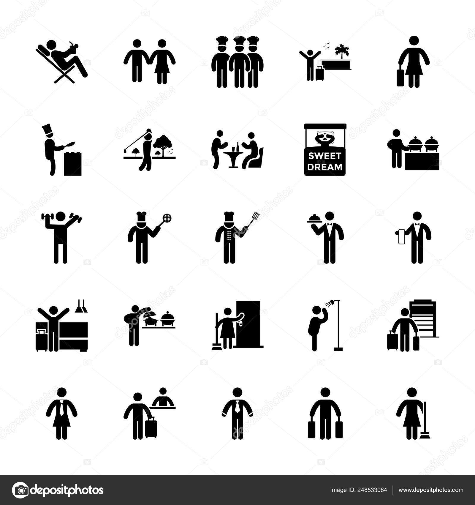 Cooking Pictogram Vector Pack Stock Vector by ©prosymbols 248533084