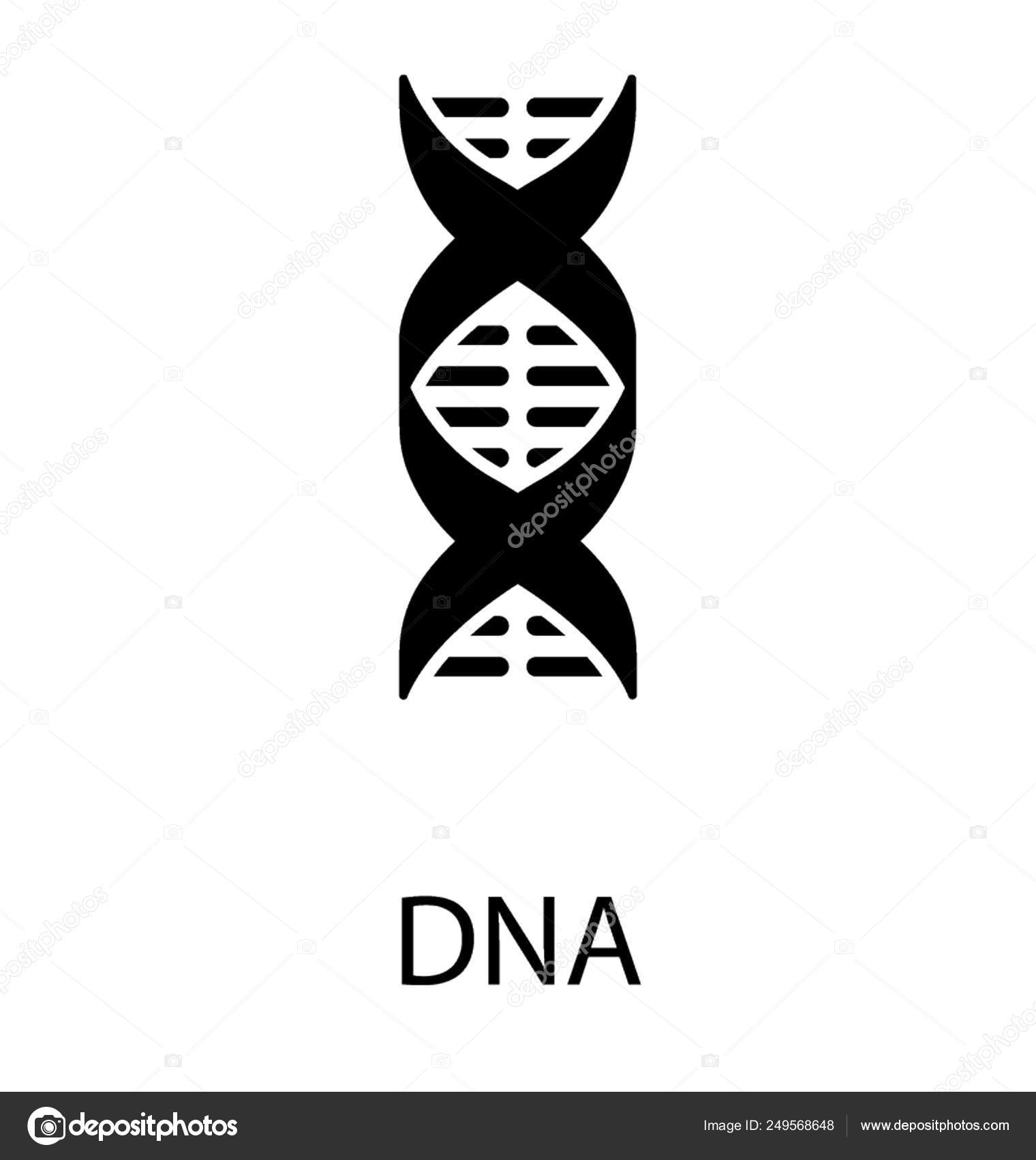 Dna Strand Design Icon Genetics Concept Stock Vector by ©prosymbols ...