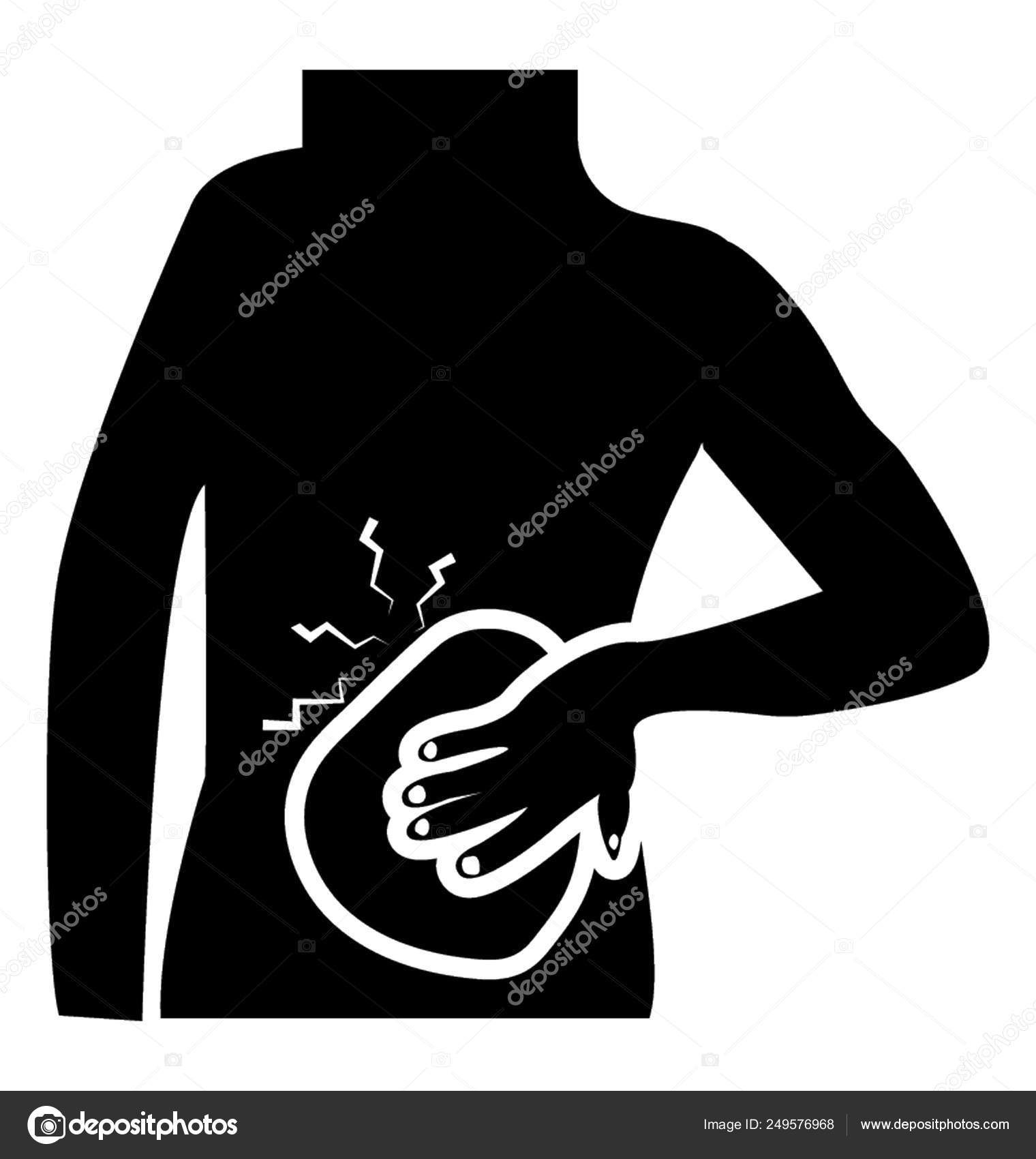 Sore Back Injury Glyph Icon Design Stock Vector by ©prosymbols 249576968