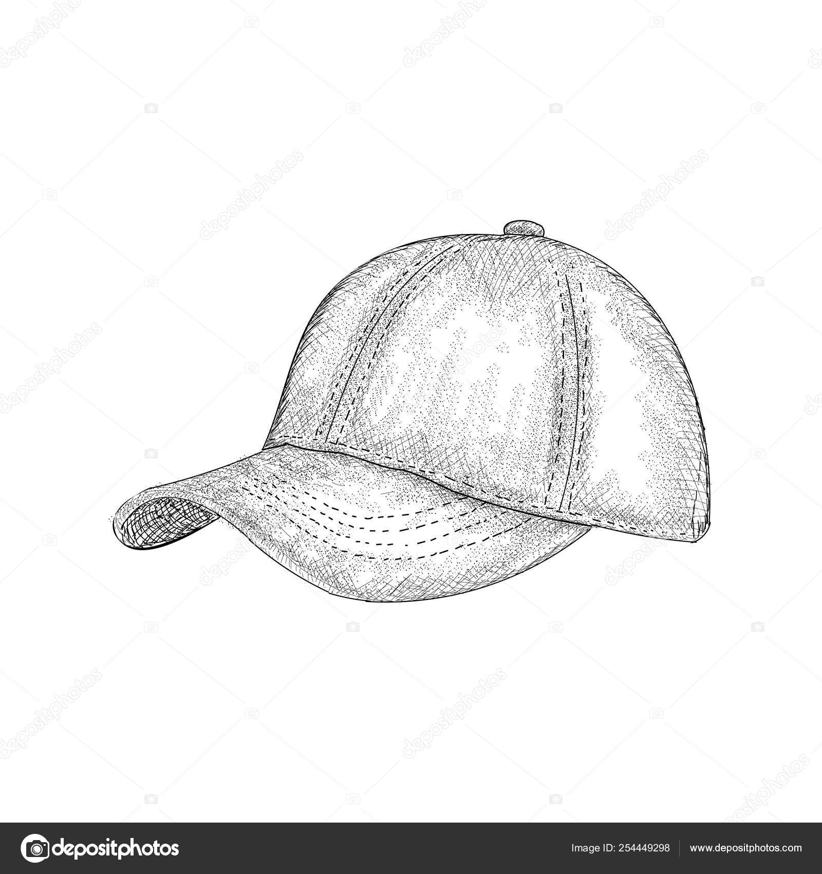 Cap Ilustração Desenho Desenhado Mão Vetor de ©prosymbols 254449298