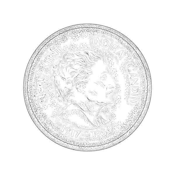 Cartoon Silver Coin