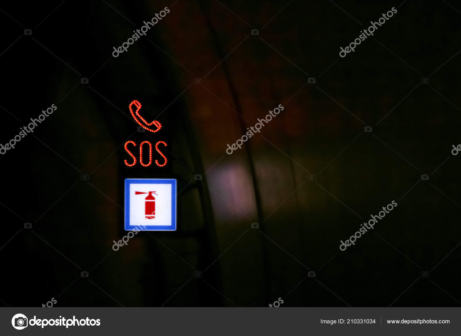 Sos Sign Tunnel Highway — Stock Photo © GoranJakus #210331034