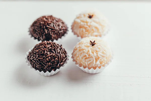 Handmade Brazilian Sweets Beijinho Brigadeiro Common Children Birthday ...