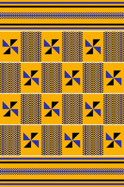 Textile Fashion African Print Tribal Seamless Pattern Cloth Kente ...