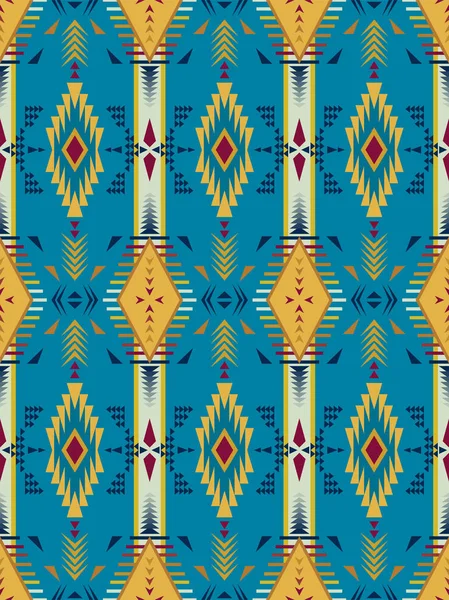 Aztecs seamless pattern on hot color — Stock Vector © to_mua_to #20040535