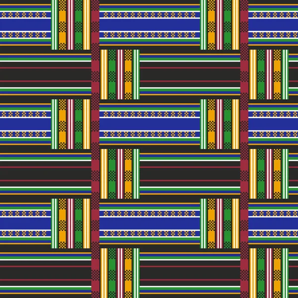 Traditional Cloth Kente. African print. Tribal seamless pattern ...