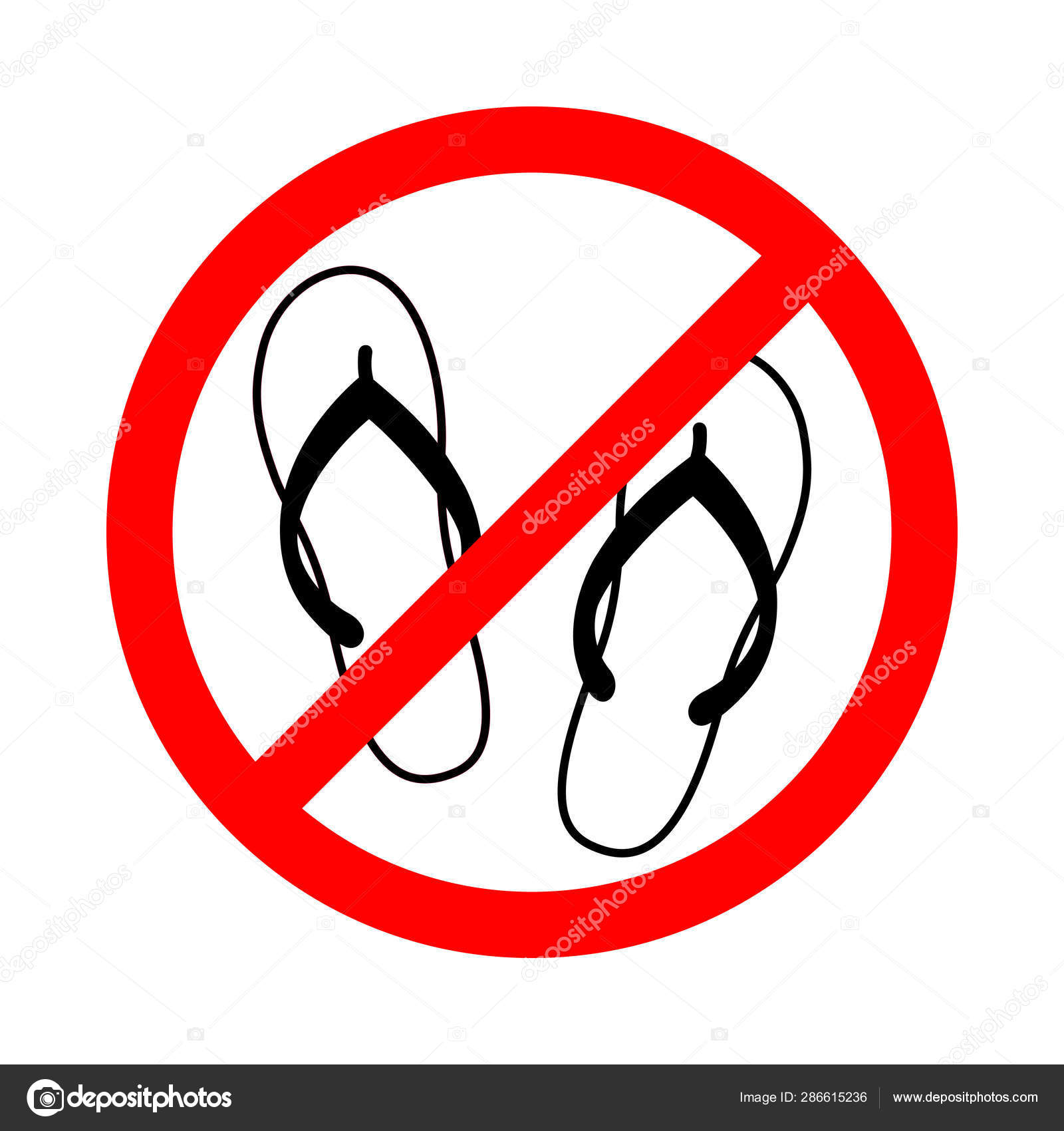 Sin calzado abierto Vector de stock por ©Archivector 286615236