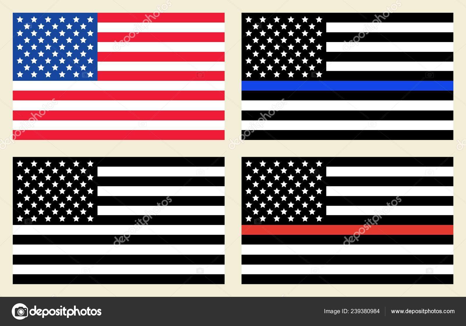 Vector Reproduction Flags Symbol United States America Stock Vector ...