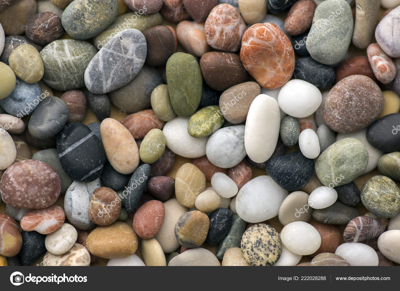 Small Colorful Pebbles Background Simplicity Daylight Stones Stock ...