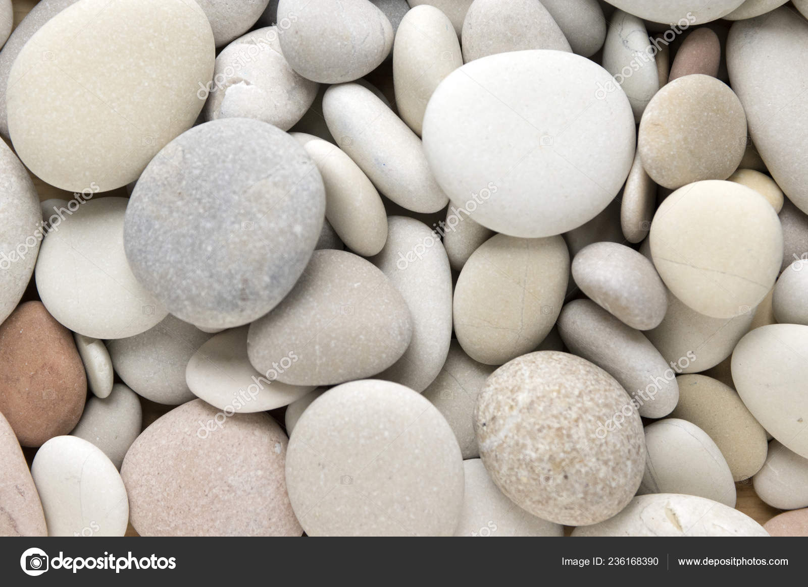Group Light Small Big Pebbles Two Layers Simple Stones Background Stock ...